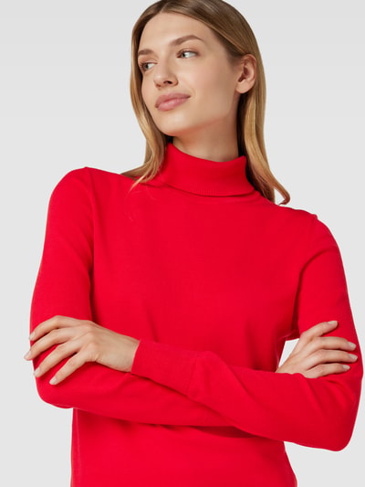 Montego Strickpullover mit Stehkragen (rot) online kaufen