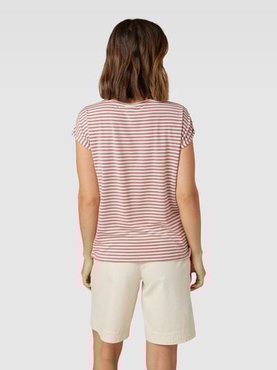 Vero Moda T-Shirt mit Streifenmuster Modell 'AVA' (altrosa) online kaufen