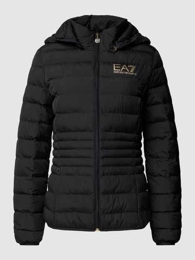 EA7 Emporio Armani Steppjacke mit Label-Print Modell 'GIUBBOTTO' (black ...