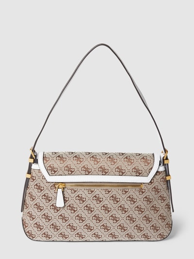 GUESS Handtasche mit Label-Print Modell 'DESIDERIA' (ecru) online kaufen