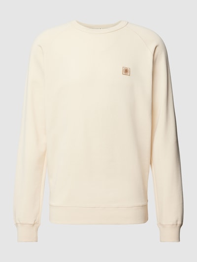 Kup online Thinking Mu Bluza z naszywką z logo model ‘SOL’ (złamany biały)