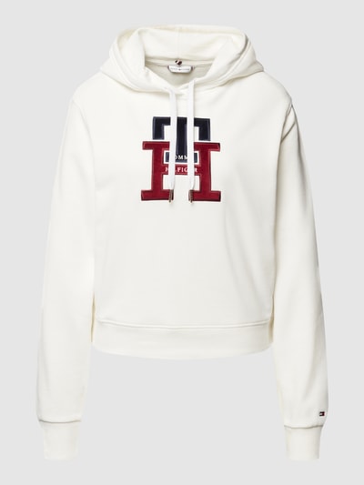 White tommy hilfiger hoodie womens store