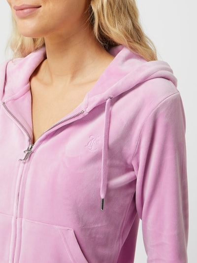 Juicy Couture Sweatjacke mit Kapuze Modell 'Robertson' (rosa) online kaufen