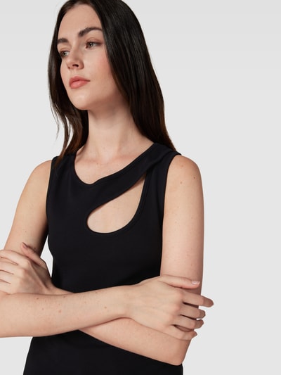 Blanche Top met cut-out, model 'LAGUNA' in zwart online kopen | P&C