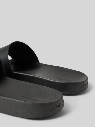 CK Calvin Klein Slides mit Label-Schriftzug Modell 'POOL SLIDE' (black ...