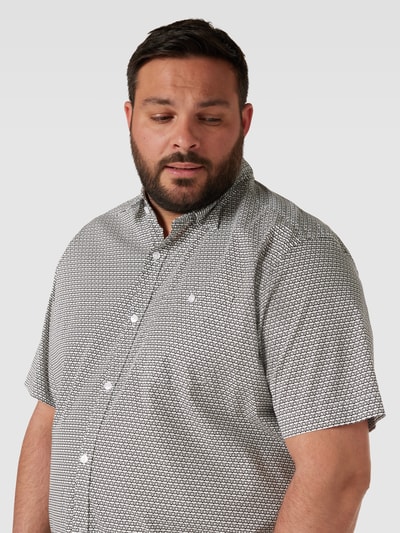 S.Oliver Plus PLUS SIZE Freizeithemd mit Allover-Muster (weiss) online ...