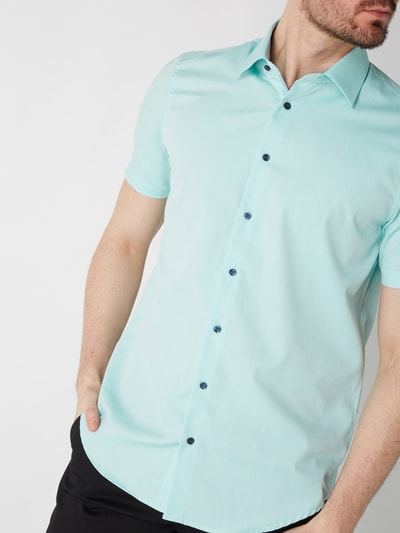 Montego Modern Fit Business-Hemd mit kurzem Arm (tuerkis) online kaufen