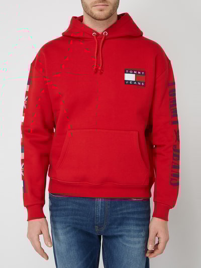 Tommy Jeans Sweatshirt mit Logo Print rot online kaufen