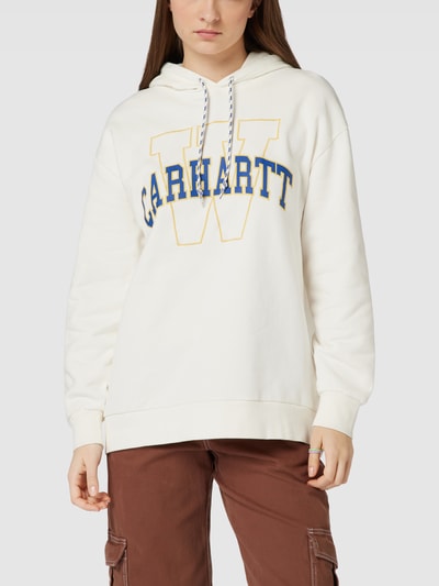 Carhartt Work In Progress Hoodie mit Label-Stitching (offwhite) online ...
