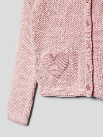 Happy Girls Cardigan mit Motiv-Stitching (altrosa) online kaufen