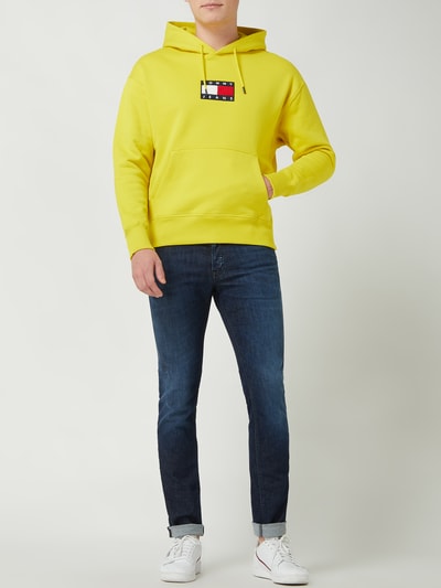 Tommy Jeans Hoodie aus Bio Baumwolle gelb online kaufen