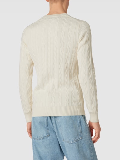 Gant Strickpullover mit Zopfmuster Modell 'cotton cable c-neck ...