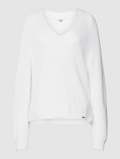 Cinque Strickpullover mit V-Ausschnitt Modell 'CIANDRA' (ecru) online kaufen