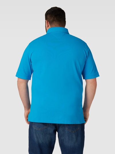 Tommy Hilfiger Big And Tall Plus Size Poloshirt Mit Label Details Bleu
