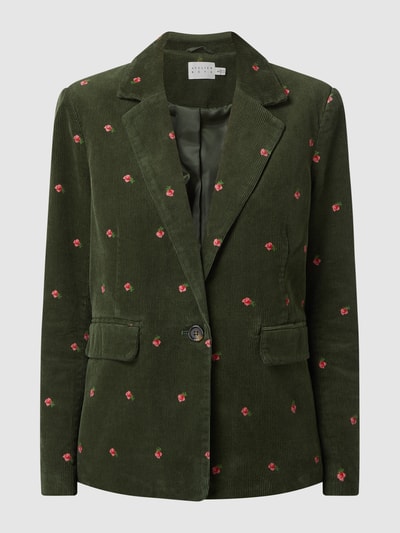 Atelier Reve Blazer van corduroy, model 'Lyon' in kaki online kopen | P&C