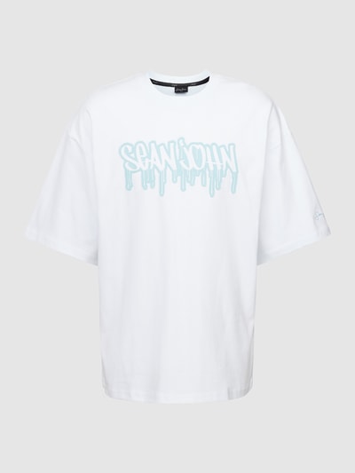 Sean John T-Shirt aus reiner Baumwolle mit Label-Detail (weiss) online ...