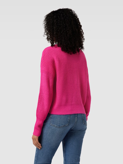 Vero Moda Cardigan mit V-Ausschnitt Modell 'LEA' (pink) online kaufen