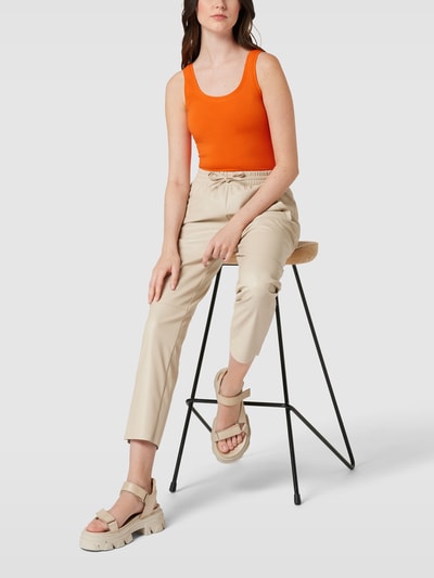 B.Young Tanktop met boothals, model 'PAMILA' in oranje online kopen | P&C