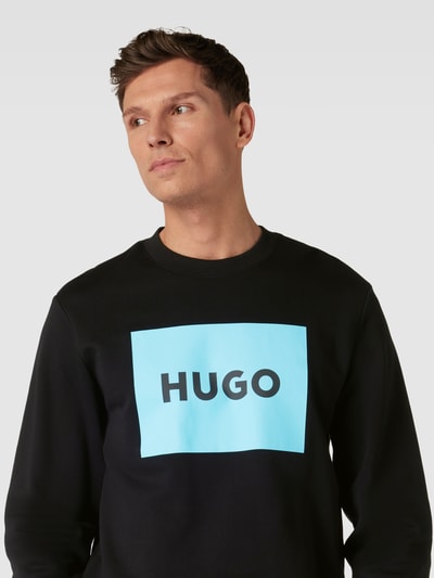 HUGO Sweatshirt mit Label-Print (black) online kaufen