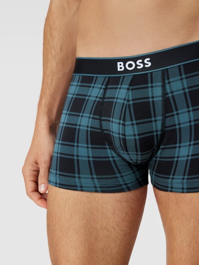 BOSS Trunks mit Karomuster Modell 'Trunk' (rauchblau) online kaufen