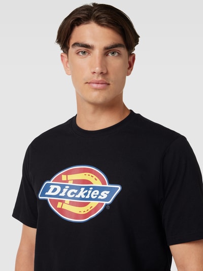 Dickies T-Shirt mit Label-Print Modell 'ICON' (black) online kaufen
