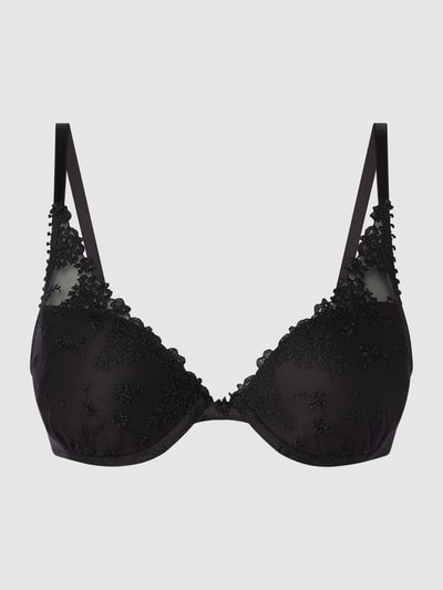 Passionata Push-up-bh van mesh, model ‘White Nights’ in zwart online ...