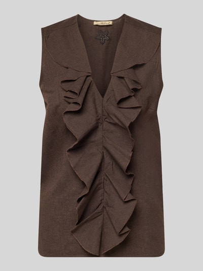 Kup online Smith and Soul Top w stylu bluzki z dekoltem w serek i ...