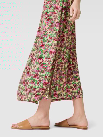 ICHI Maxirock mit floralem Muster Modell 'Marrakech' (pink) online kaufen