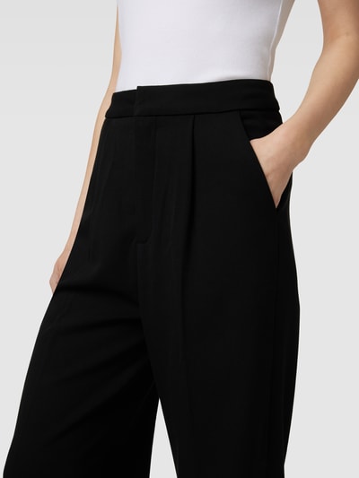 Copenhagen Muse Stoffen broek met persplooien, model 'TAILOR' in zwart ...