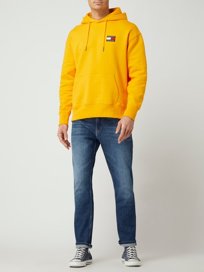 Tommy Jeans Hoodie aus Bio Baumwolle orange online kaufen