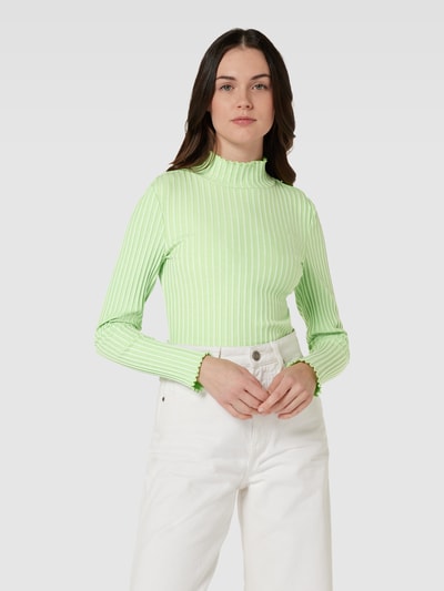 Selected Femme Longsleeve in Ripp-Optik Modell 'WILMA' (mint) online kaufen