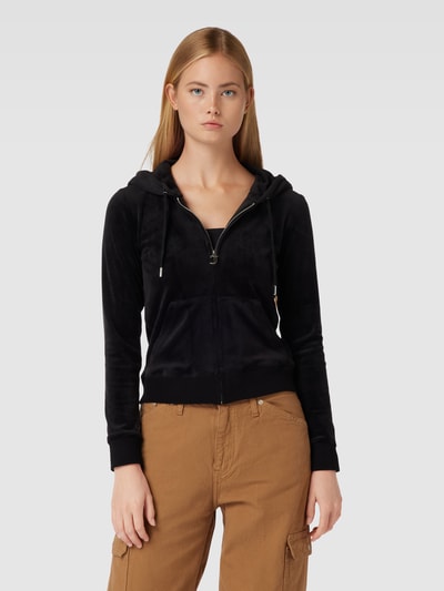Juicy Couture Sweatjacke mit Reißverschluss Modell 'ROBERTSON' (black) online kaufen