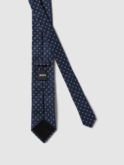 BOSS Krawatte mit Allover-Muster (marine) online kaufen