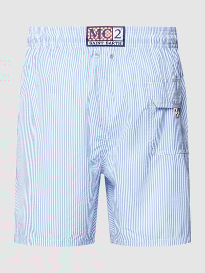 MC2 Saint Barth Badehose mit Allover-Muster Modell 'GUSTAVIA' (hellblau ...
