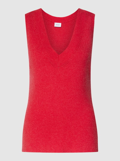 Vila Pullunder mit V-Ausschnitt Modell 'VIRIL' (kirsche) online kaufen