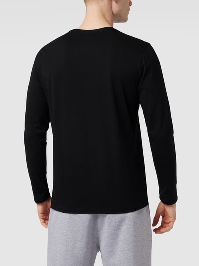 BOSS Longsleeve mit Label-Stitching Modell 'Mix&Match' (black) online ...