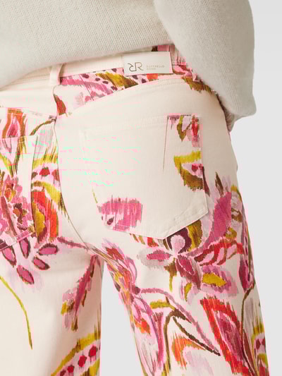 Raffaello Rossi Cropped Jeans mit Allover-Muster Modell 'Kira' (weiss ...