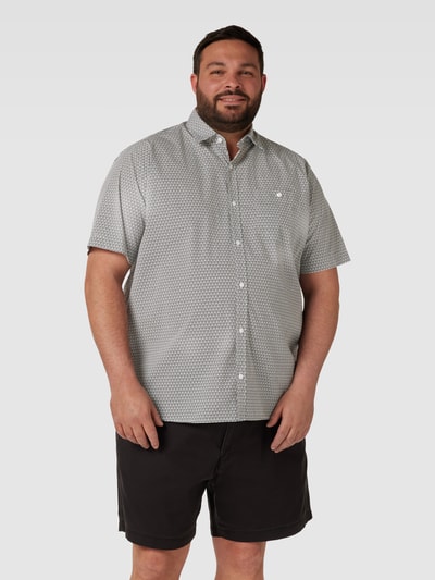 S.Oliver Plus PLUS SIZE Freizeithemd mit Allover-Muster (weiss) online ...