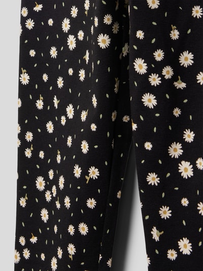 Mango Leggings mit floralem Muster Modell 'eliop' (black) online kaufen