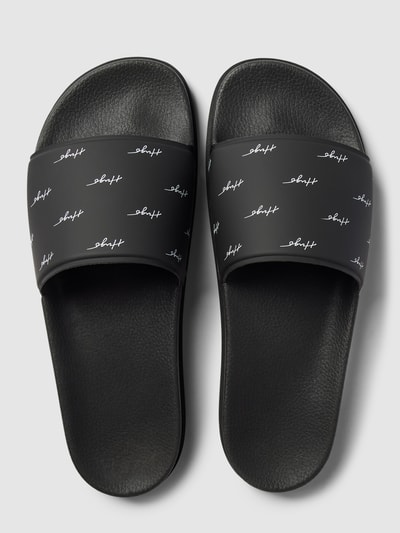 HUGO Slides mit Label-Details Modell 'Match' (black) online kaufen