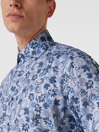 ETERNA Comfort Fit Business-Hemd mit Paisley-Muster (blau) online kaufen