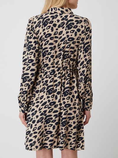 ICHI Kleid mit Leopardenmuster Modell 'Leonardie' (beige) online kaufen