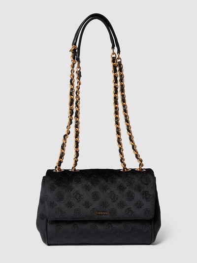 Guess Schoudertas met all-over logomotief, model 'INIA' in zwart online ...