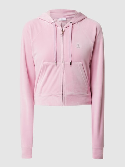Juicy Couture Sweatjacke mit seitlichen Eingrifftaschen Modell 'MADISON' (rosa) online kaufen