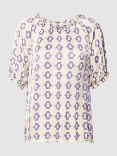 JC Sophie Bluse mit Allover-Muster Modell 'sonnit' (flieder) online kaufen