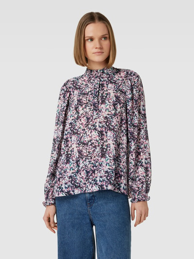 Dante 6 Blouse met opstaande kraag, model 'Ciska' in roze online kopen ...