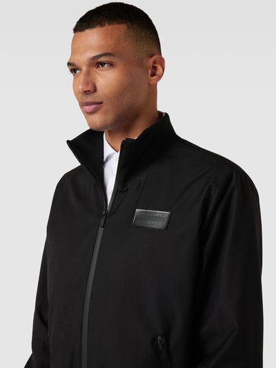 Karl Lagerfeld Jacke mit Label-Patch (black) online kaufen