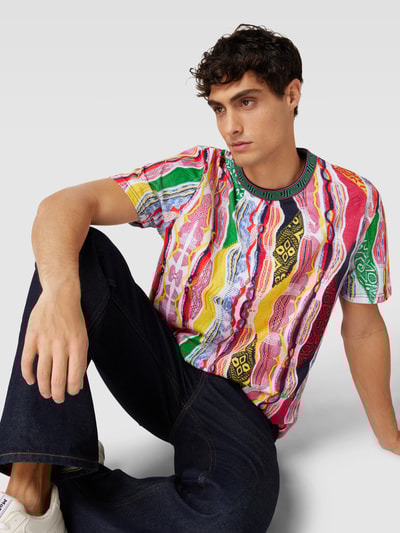 CARLO COLUCCI T-Shirt mit Allover-Muster (pink) online kaufen