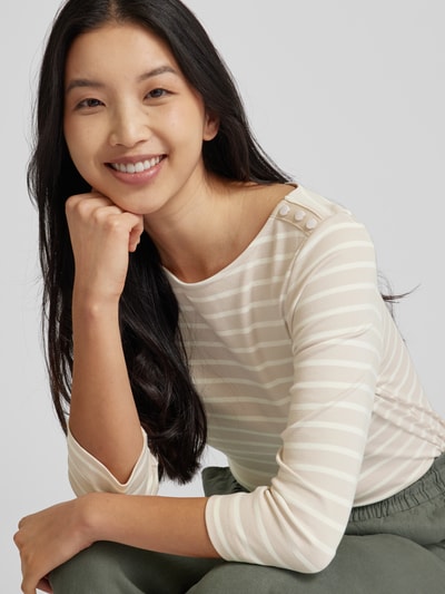 Christian Berg Woman T-Shirt mit Streifenmuster und 3/4-Arm (sand) online kaufen