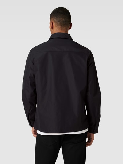 HUGO Jack met platte kraag, model 'Emmond' in zwart online kopen | P&C